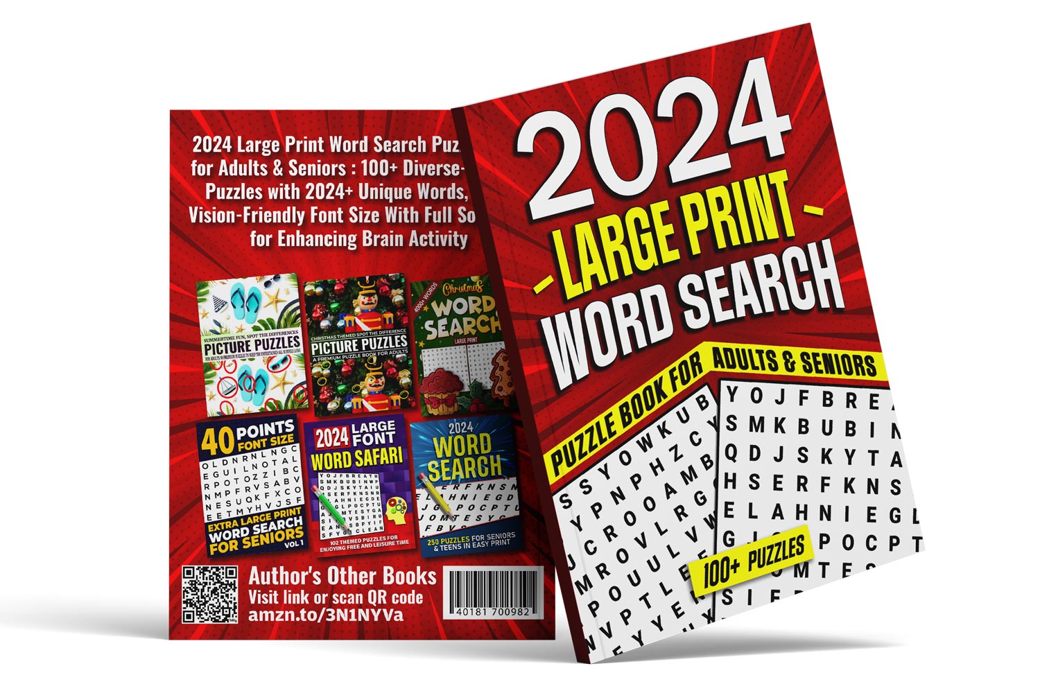 2024 Large Print Word Search Puzzle Book for Adults & Senior